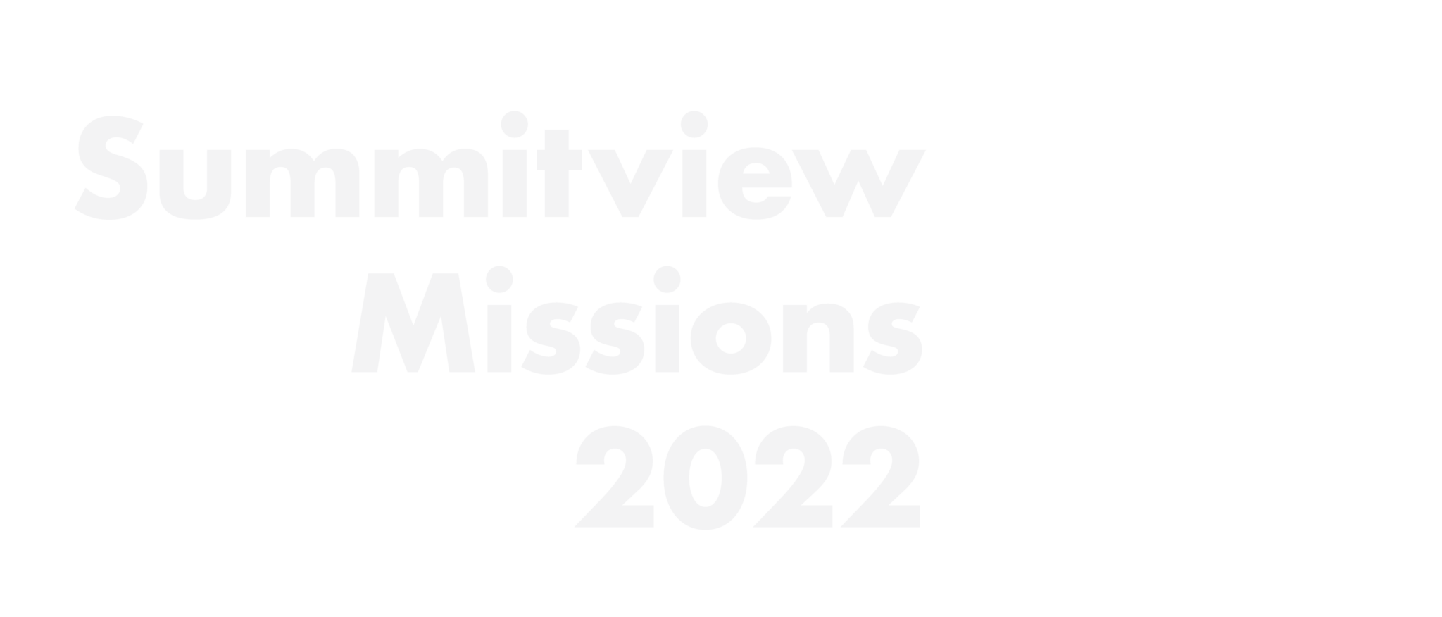 Missions - Summitview Church